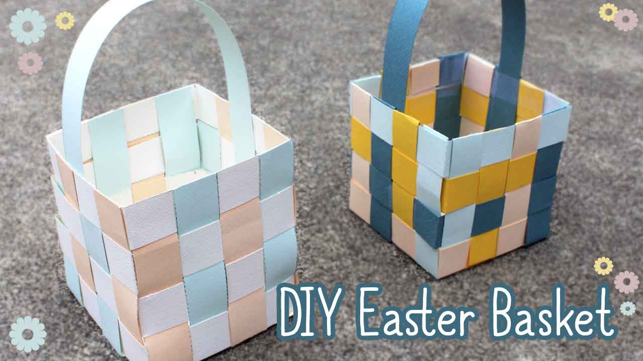 Paper Easter Basket Tutorial EssyJae
